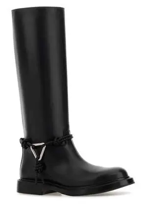 Bottega Veneta Leather James Boots - Black
