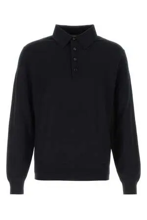 TOM FORD Wool Polo - Black