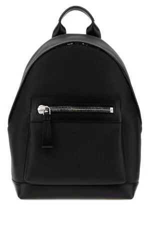 TOM FORD Leather Backpack - Black