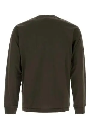 Stone Island Khaki Cotton T-shirt