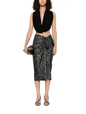 Stella McCartney Silk Midi Skirt