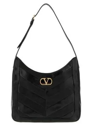Valentino Garavani Leather Vlogo Signature Shoulder Bag