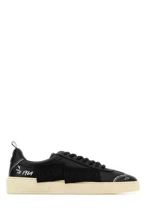 Dsquared2 Leather Rider Sneakers - Black