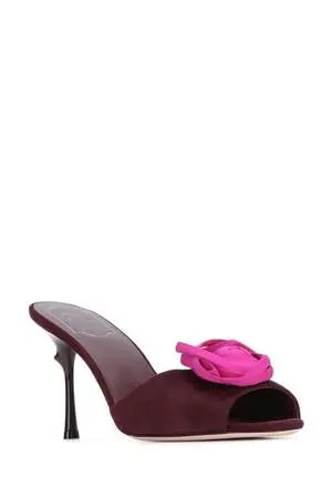 ROGER VIVIER Epine Rose Mule 85 - Multicolor
