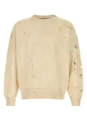 GOLDEN GOOSE Ivory Cotton Oversize Sweatshirt - White