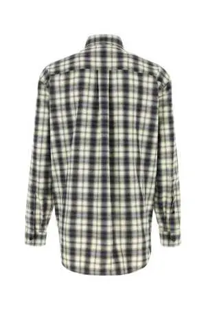 Balenciaga Embroidered Flannel Shirt