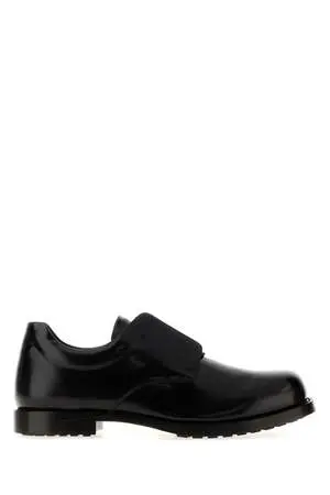Balenciaga Leather Comfy Lace-up Shoes - Black
