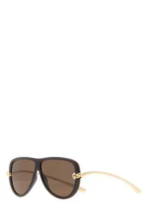 Bottega Veneta BOTTEGA VENETA Acetate Knot Sunglasses Brown