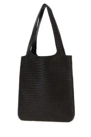 Bottega Veneta Dark Leather Veneto Shoulder Bag