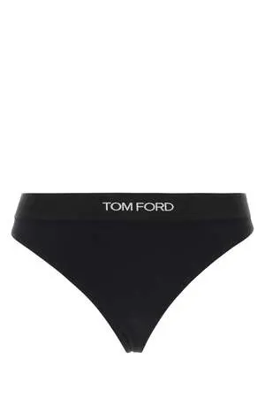 TOM FORD Stretch Modal Thong - Black