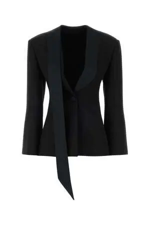 Attico Wool Blazer - Black
