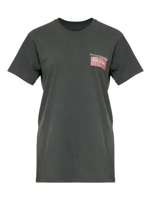 MAISON MARGIELA T-shirt With Print - Gray