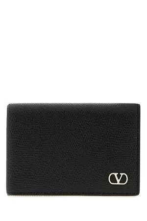 Valentino Garavani Leather Wallet - Black