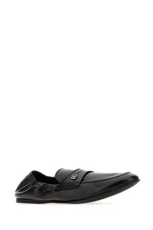Dolce & Gabbana Leather Loafers - Black