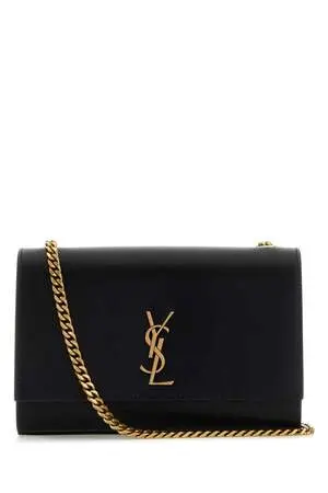 Saint Laurent Leather Kate Crossbody Bag - Black