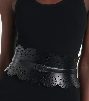 Alaïa Leather Corset Belt