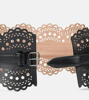 Alaïa Leather Corset Belt