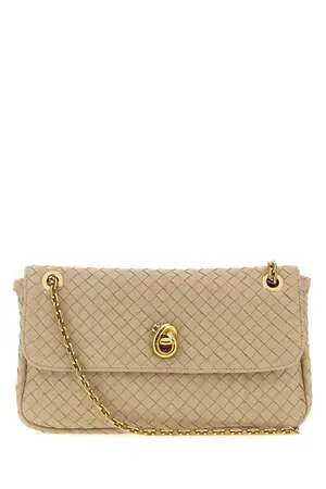 Bottega Veneta Bottega Veneta Women Beige Leather Madison Shoulder Bag Brown