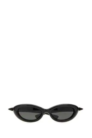Bottega Veneta Acetate Sardine Sunglasses - Black