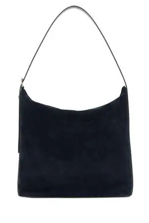 A.p.c. Navy Suede Maxi Vera Shopping Bag - Blue