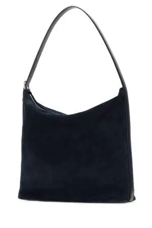 A.p.c. Navy Suede Maxi Vera Shopping Bag - Blue