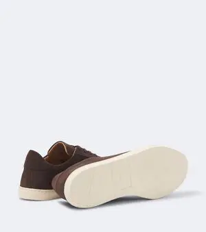 George Cleverley Jack Iii Leather Sneakers - Brown