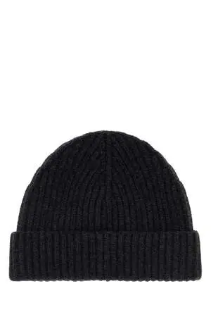 Loewe Cashmere Beanie Hat - Black