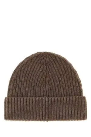 Loewe Cashmere Beanie Hat - Brown