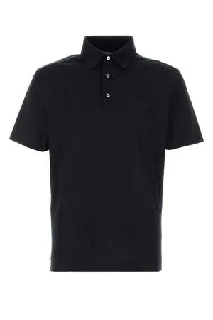 Zegna Midnight Piquet Polo Shirt - Blue
