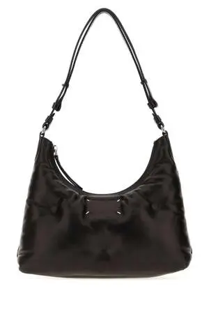 MAISON MARGIELA Leather Small Glam Slam Shoulder Bag - Black