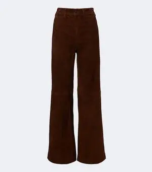 POLO RALPH LAUREN Beaton Suede Flared Pants