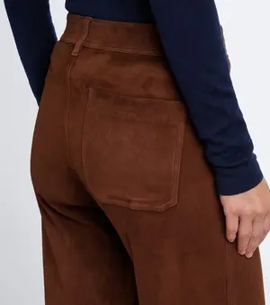 Polo Ralph Lauren Beaton Suede Flared Pants