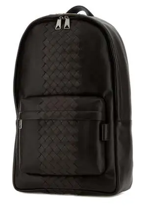 Bottega Veneta Dark Leather Backpack