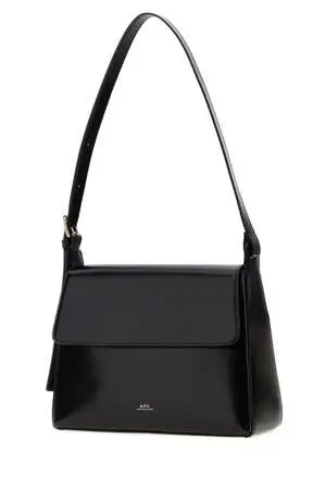 A.p.c. Leather Virginie Shoulder Bag - Black