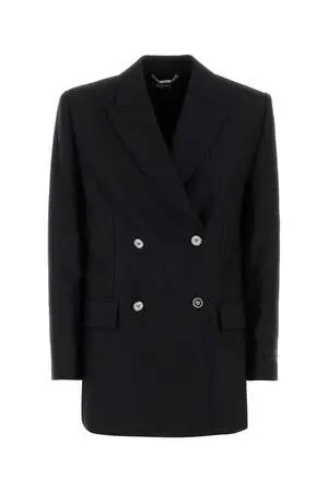Versace Wool Blazer - Black