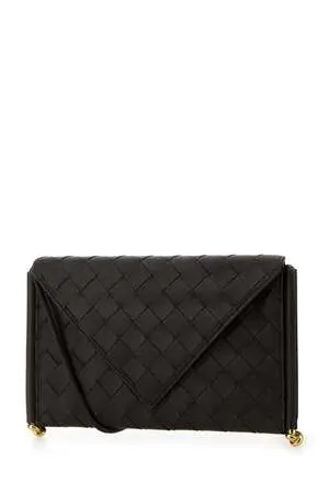 Bottega Veneta Dark Leather Solstice Phone Case - Brown