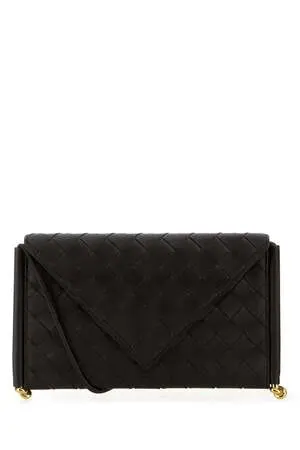 Bottega Veneta Dark Leather Solstice Phone Case - Brown