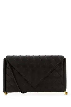 Bottega Veneta Dark Leather Solstice Phone Case - Brown