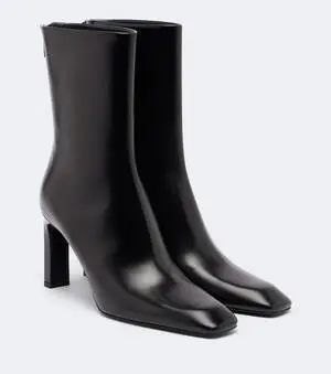 TOTEME Bar Leather Ankle Boots