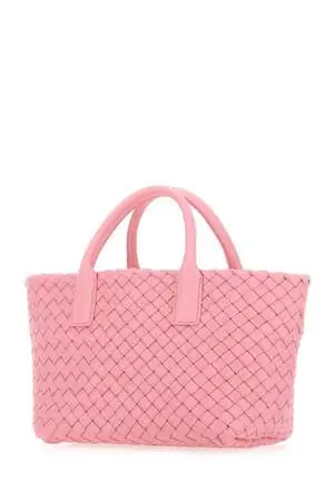 Bottega Veneta Leather Mini Cabat Handbag - Pink