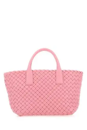 Bottega Veneta Leather Mini Cabat Handbag - Pink