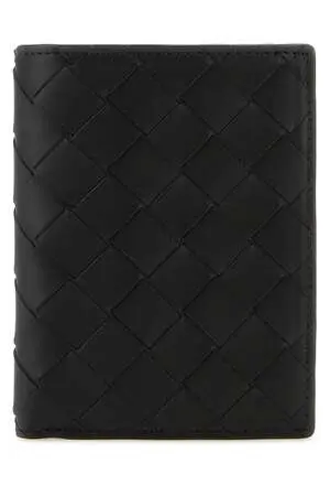 Bottega Veneta Leather Wallet - Black