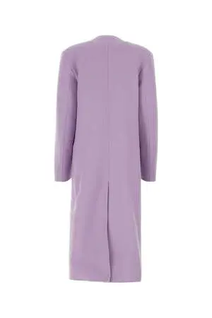 JIL SANDER Lilac Cashmere Coat