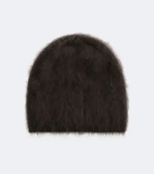 LISA YANG Brushed Cashmere Beanie - Grey