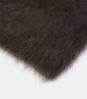 LISA YANG Brushed Cashmere Beanie - Grey