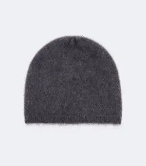 LISA YANG Brushed Cashmere Beanie - Grey