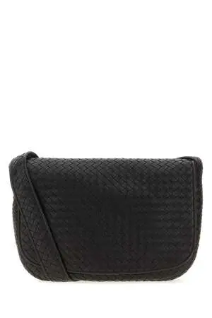 Bottega Veneta Dark Leather Crossbody Bag - Brown
