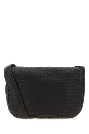 Bottega Veneta Dark Leather Crossbody Bag - Brown