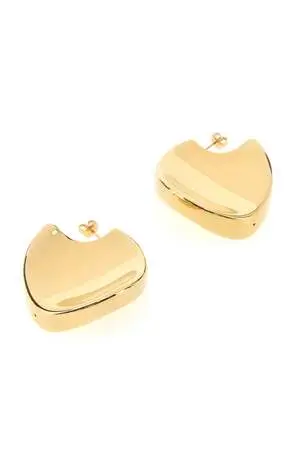Bottega Veneta Disc Earrings