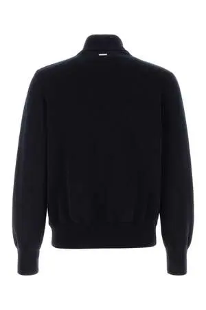 FERRAGAMO Navy Wool Cardigan